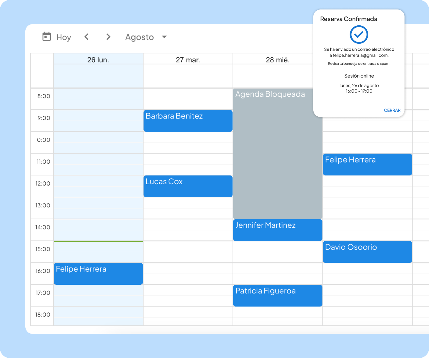 agify - Agenda tu Hora | Sistema de Agendamiento Online